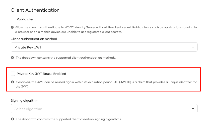 Implement Private Key Jwt Client Authentication For Oidc Wso2