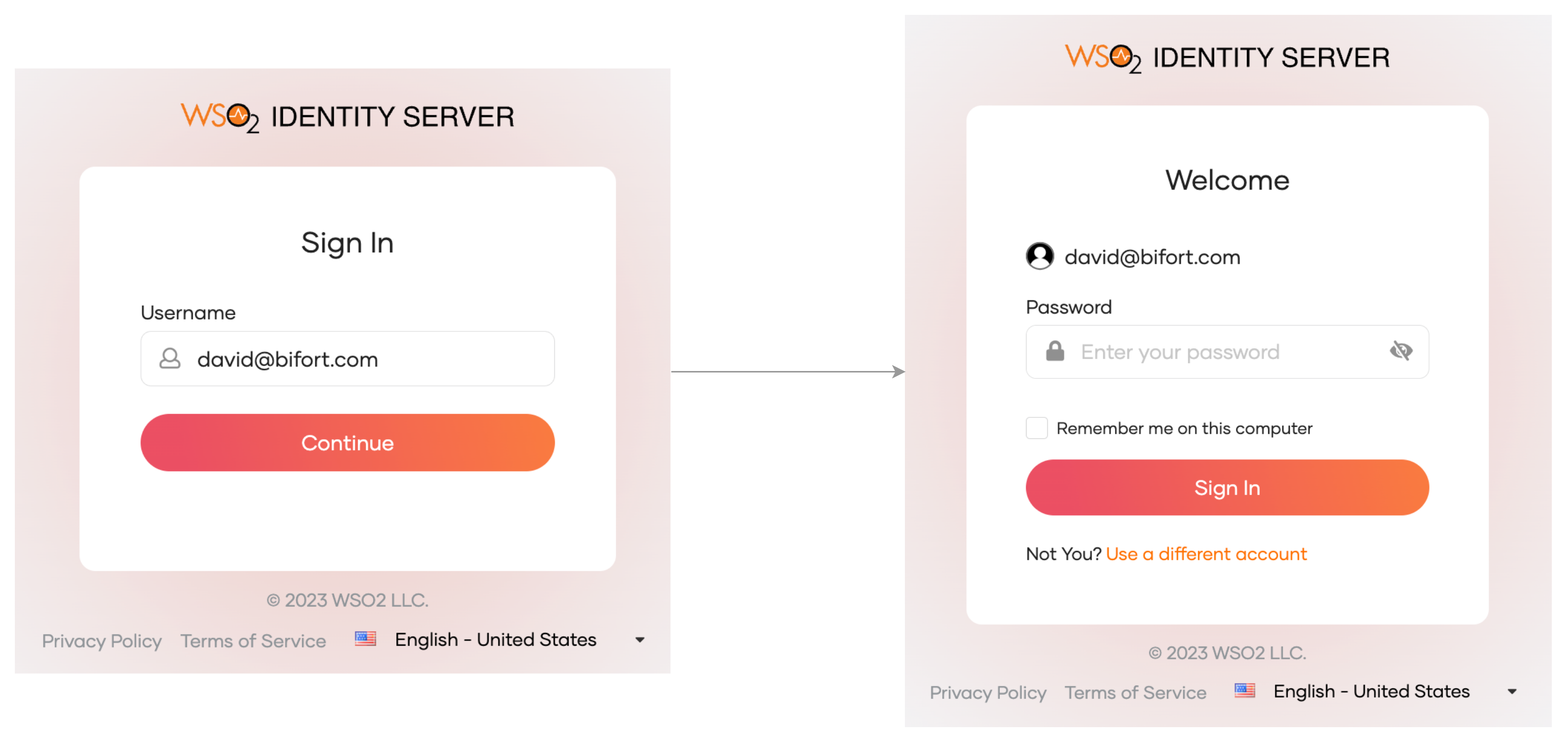 Add identifier first login - WSO2 Identity Server