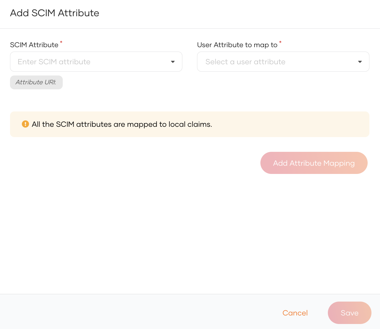 SCIM2 attribute mappings - WSO2 Identity Server