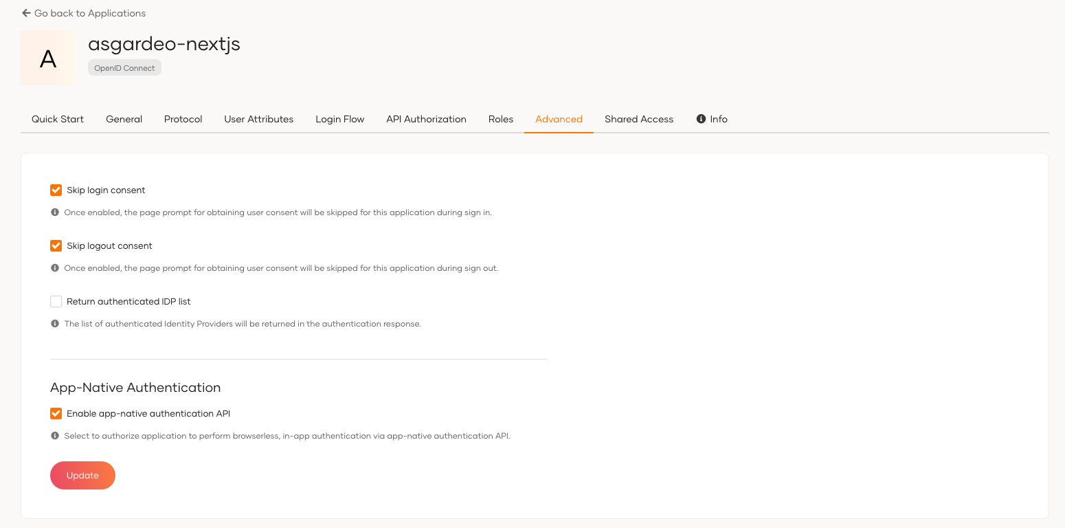 Register an application - WSO2 Identity Server