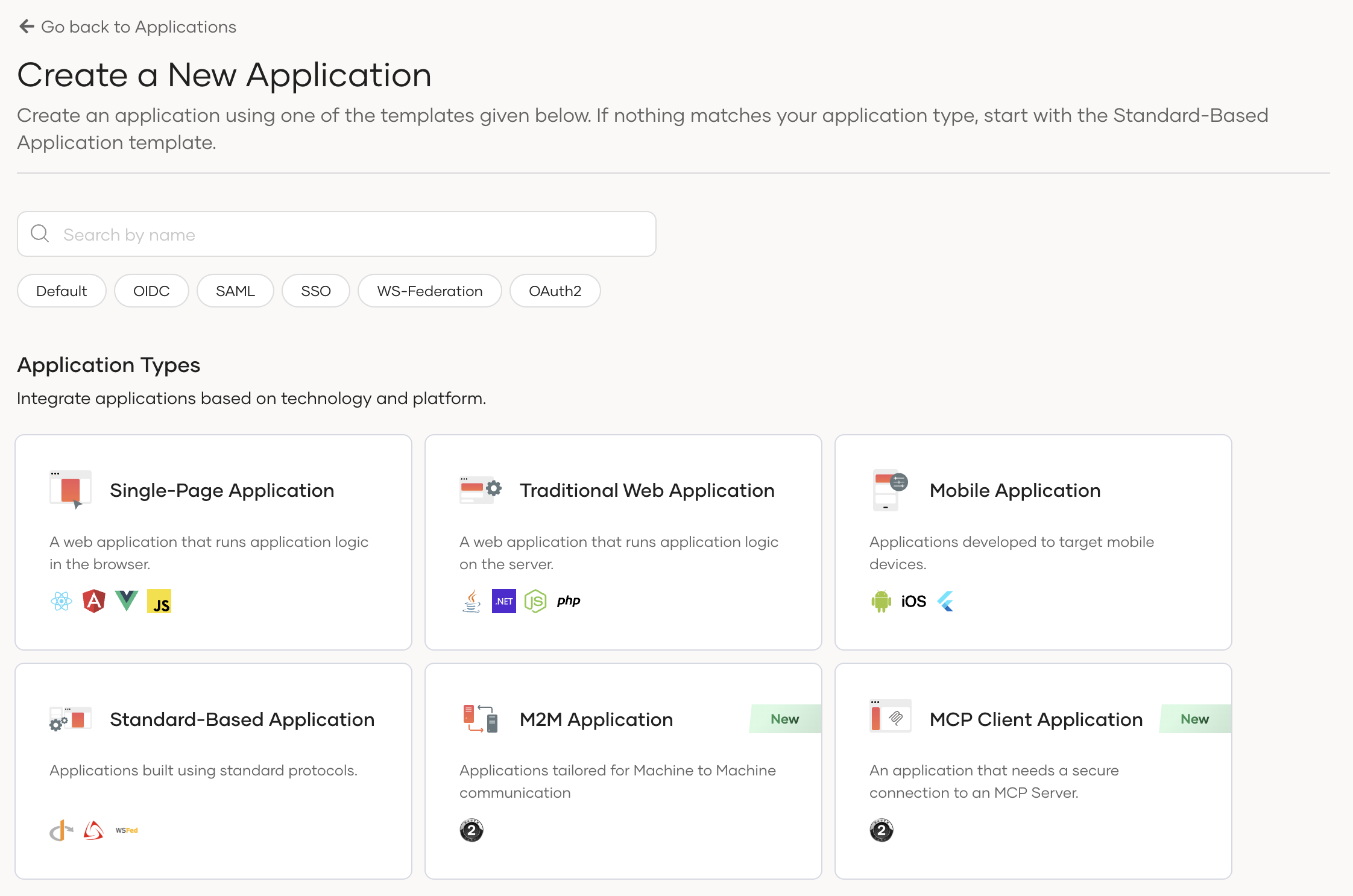 Register an MCP client app - WSO2 Identity Server
